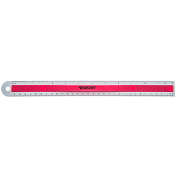 Aluminum Ruler with Finger Grip | Hobby Lobby | 269324